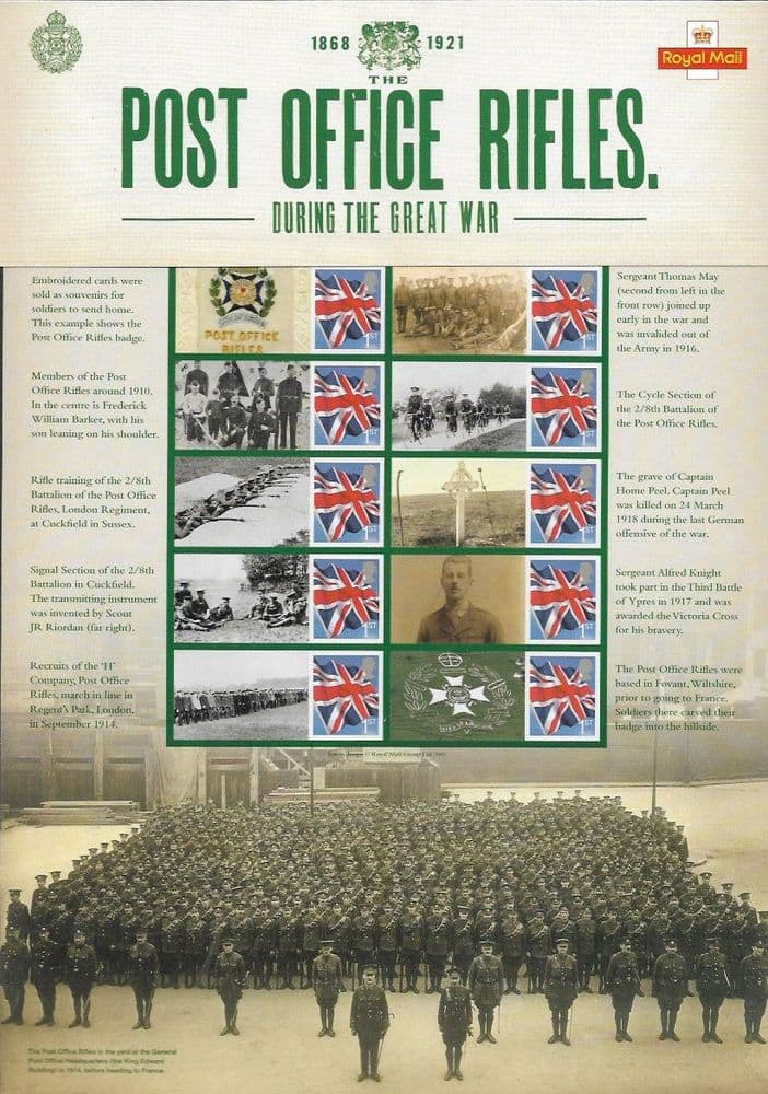 CS27 The Post Office Rifles During the Great War Royal Mail ...