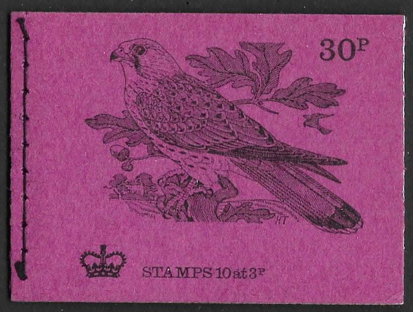DQ65 August 1972 30p Decimal Stitched Stamp Booklet