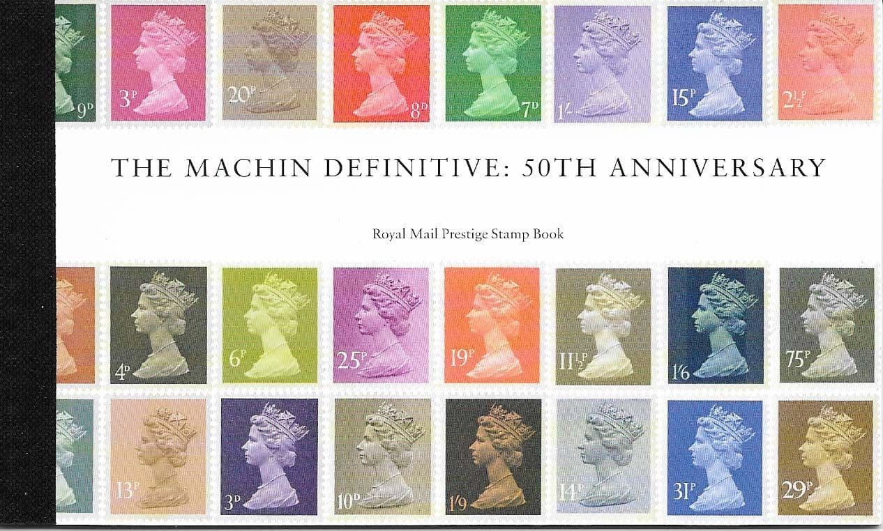DY21 2017 Machin Definitive 50th Anniversary Prestige Stamp Booklet