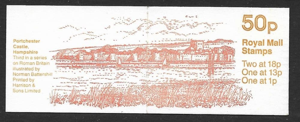 FB38 Roman Britain Series 3 Plain 50p Folded Booklets