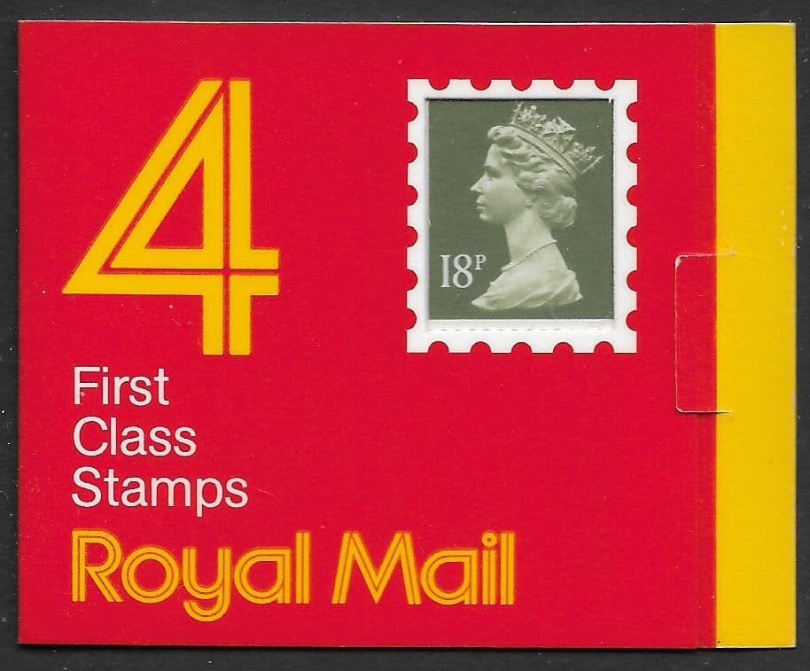 GC1 Code A 72p Square Tab Window Barcode Stamp Booklet