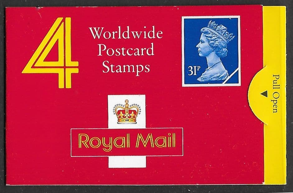 GH1a 1 24 New Tab Window Barcode Stamp Booklet