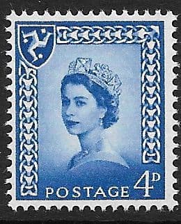 IM3 4d Ultramarine Isle of Man Regional Issue Stamp