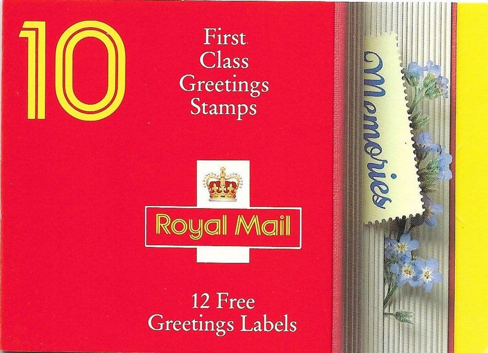 KX4 1992 Greetings Booklet Memories Pressed Flower Design