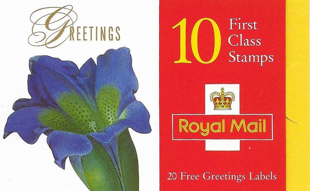 KX9 1997 Greetings Booklet Flower Design