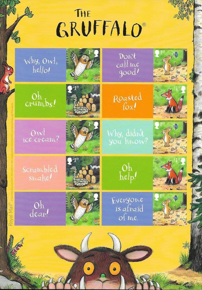 LS117 2019 The Gruffalo Smilers Sheet