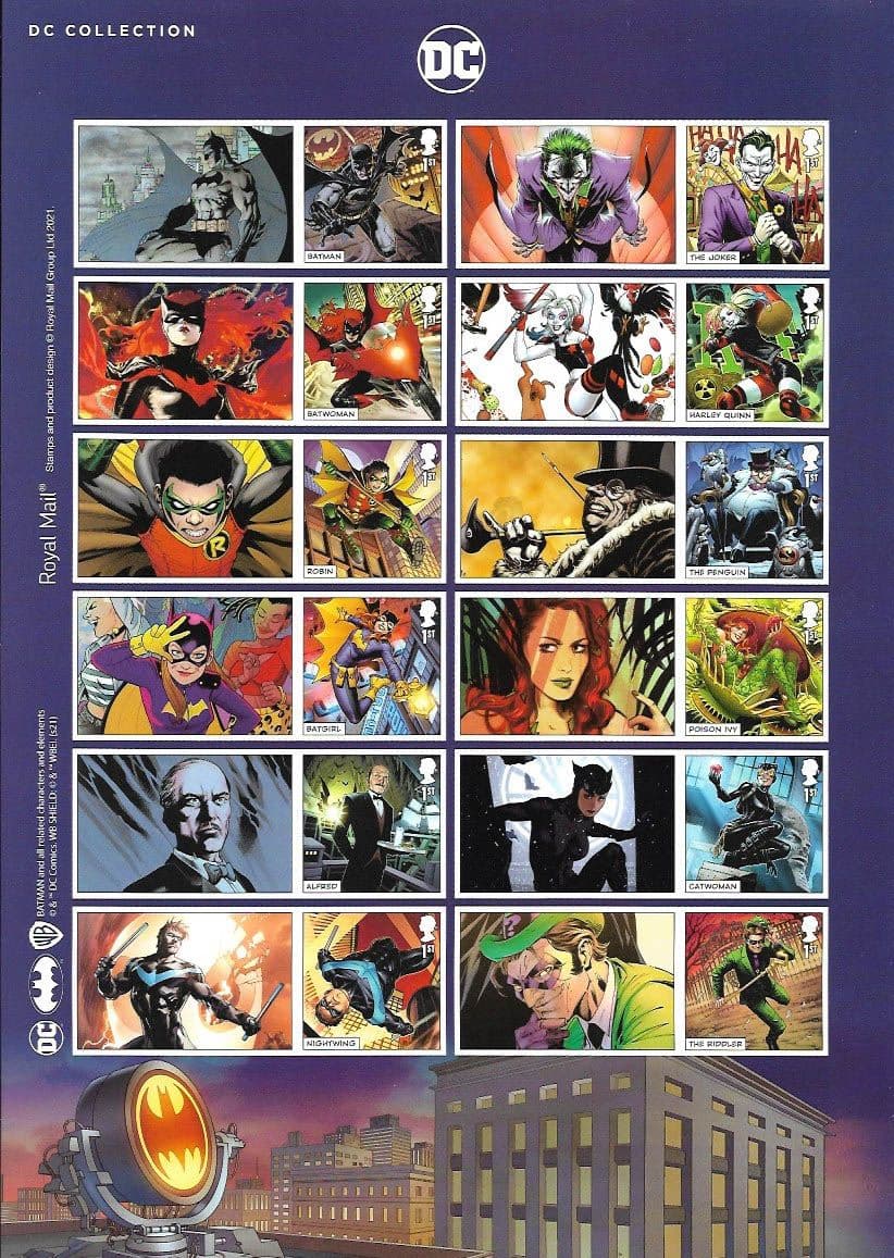 LS135 2021 DC Comics Smilers Sheet