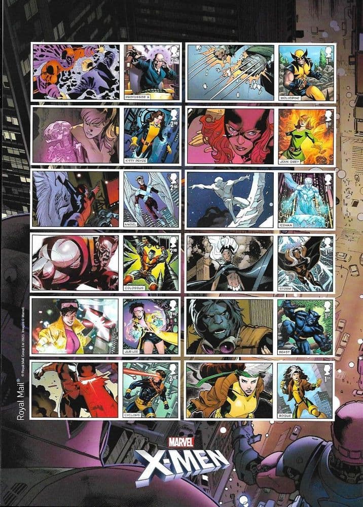 LS149 2023 X-Men Smilers Sheet