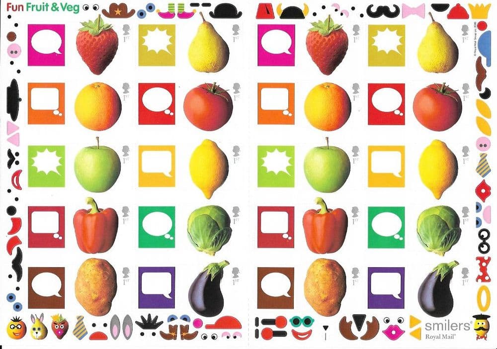LS29 2006 Fruit and Veg Smilers Sheet
