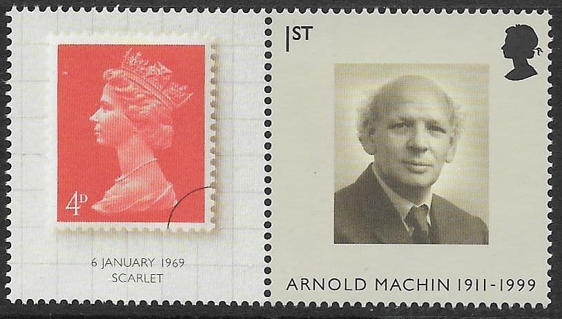 LS40 2007 Anniversay of the Machin Stamp Single Stamp with Label ...