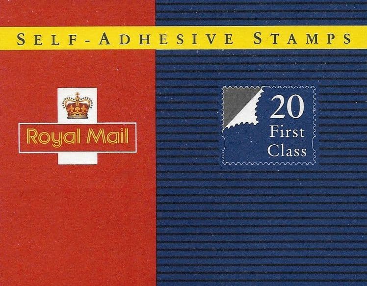 MG1 Self Adhesive Stamp Booklet 20x1st Walsall