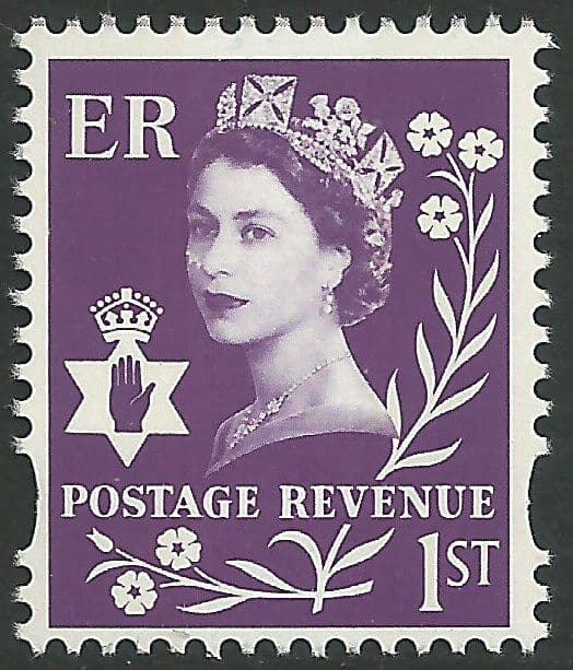 NI 154 1st Class Deep lilac Wilding Design Northern Ireland Regional ...