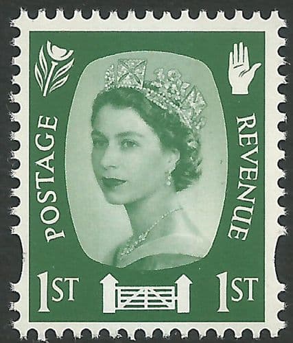 NI 155 1st Class Green Wilding Design Northern Ireland Regional Stamps ...