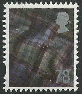 S121 78p Pictorial Gravure with White Borders Scotland Regional Stamps