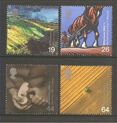 SG2107-2110 1999 Farmers Tale Stamp Set