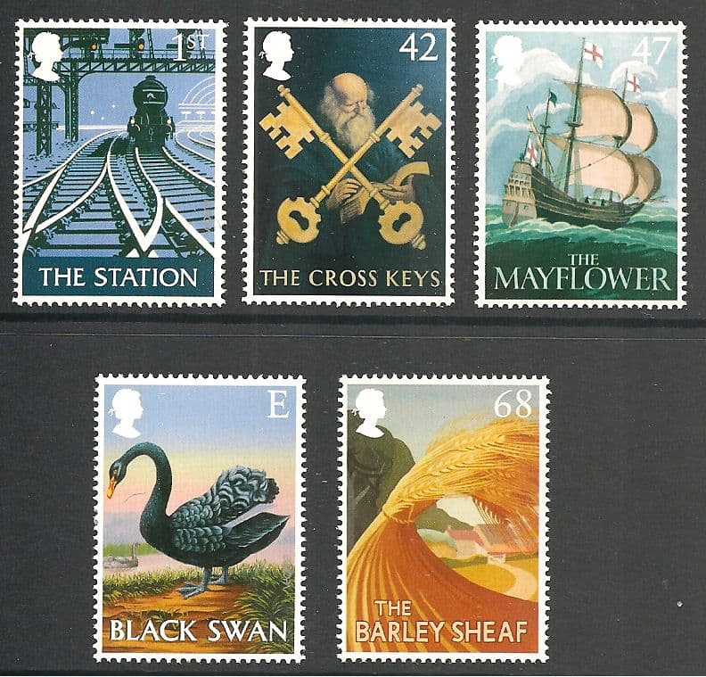SG2392-2396 2003 Pub Signs Stamp Set