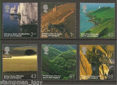 SG2512-2517 2005 South West England Stamp Set