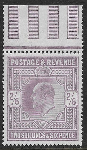 SG260 2s6d Lilac DLR Ordinary Paper Unmounted Mint with Cert Stock ...