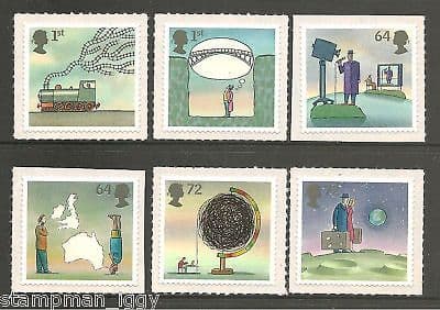 SG2715-2720 2007 Inventions Self Adhesive Stamp Set