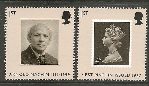 SG2741-2742 2007 Anniversary of the Machin Definitive Stamps