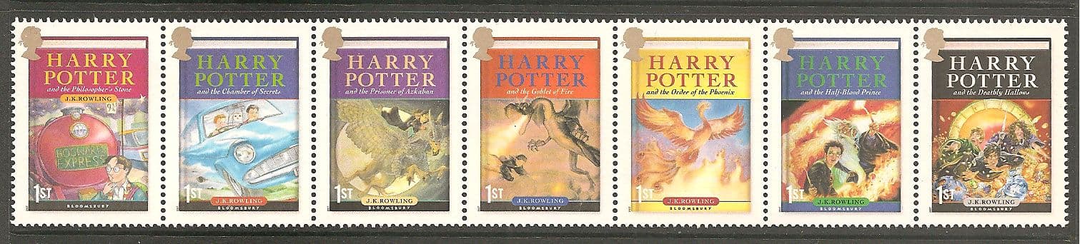 SG2750-2756 2007 Harry Potter Stamp Set