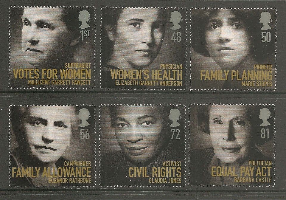 SG2870-2875 2008 Women of Distinction Stamp Set