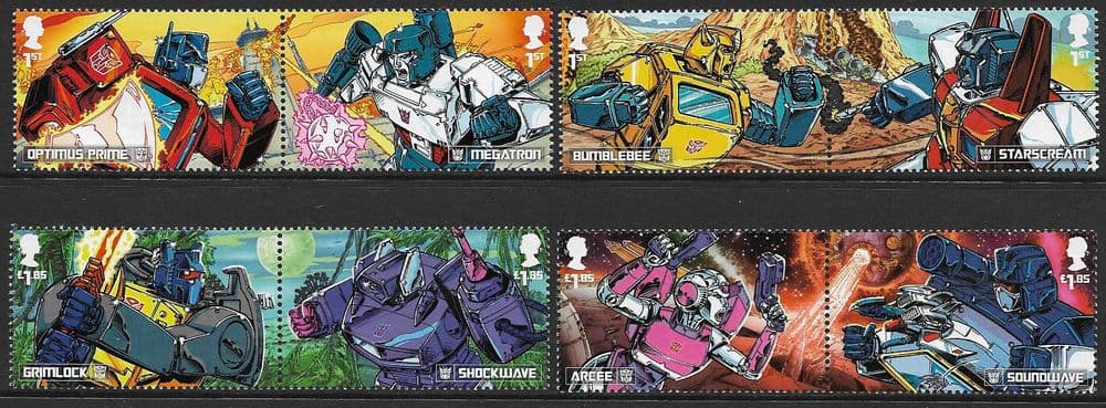 SG4700-4707 2022 Transformers Stamp Set