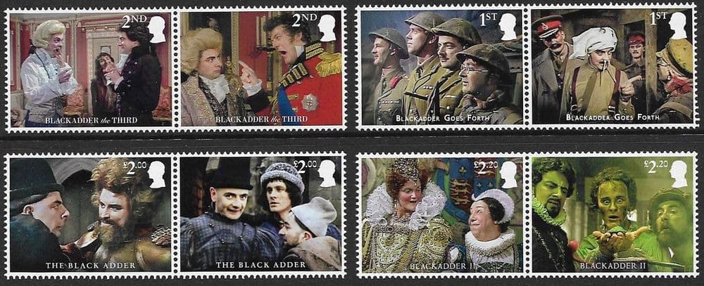 SG5021-5028 2023 Black Adder Stamp Set