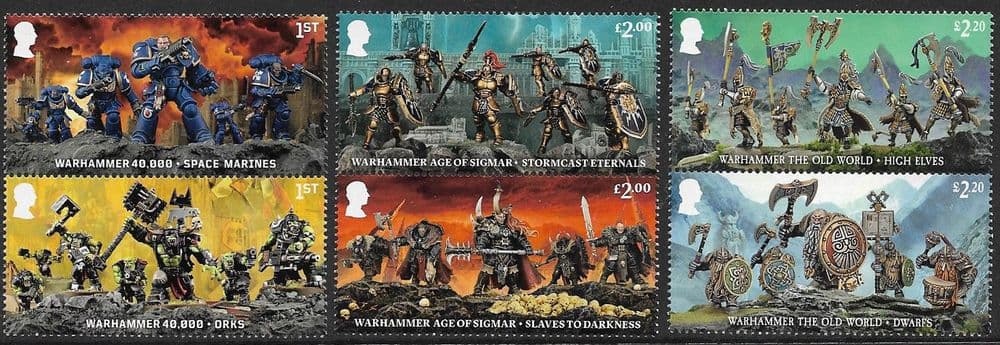 SG5030-5035 2023 Warhammer Stamp Set