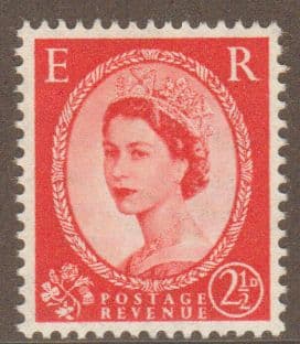 SG544 2 d Type I Carmine-Red 1955 Edward Crown Upright Watermark ...