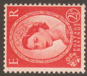 SG544a 2 d Type I Carmine-Red 1955 Edward Crown Sideways Watermark ...