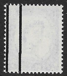 SG592a 3d 2 Misplaced Line Multiple Crown Upright Watermark Wilding Stamps