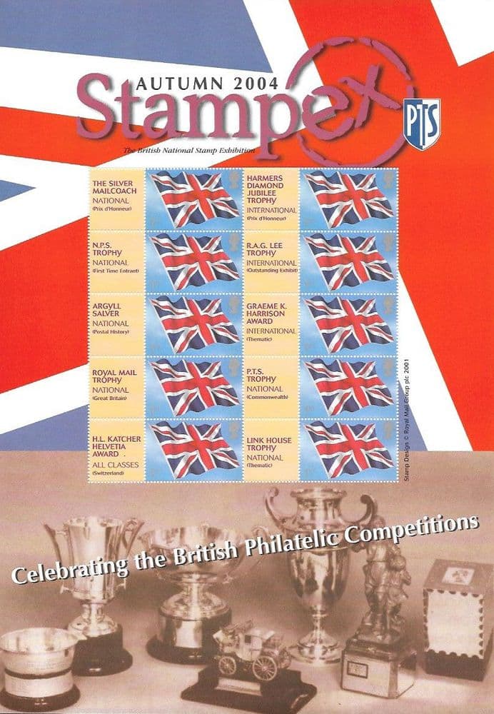 ST4 2004 Autumn Stampex Smilers Sheet - Philatelic Competitions