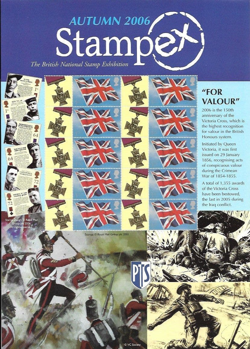 ST8 2006 Autumn Stampex Smilers Sheet - Victoria Cross