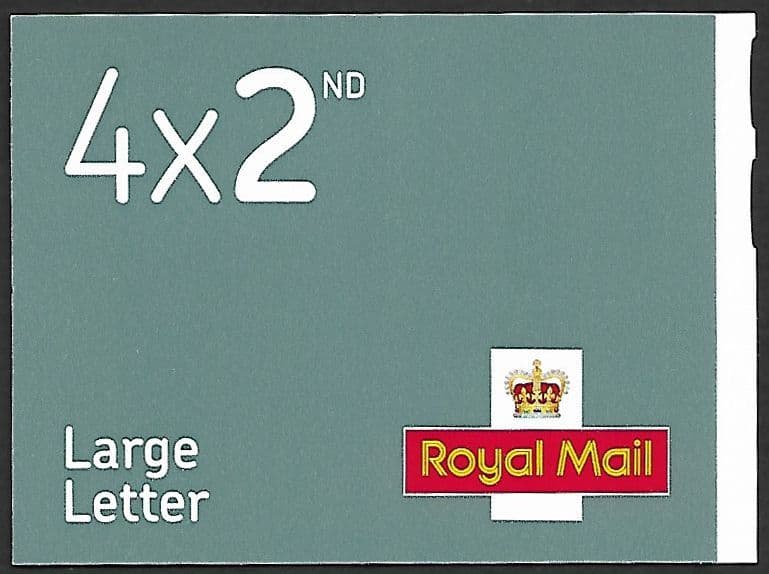 TE1 4x2nd Class Large Barcoded Data Matrix Booklets Code MFIL M22L
