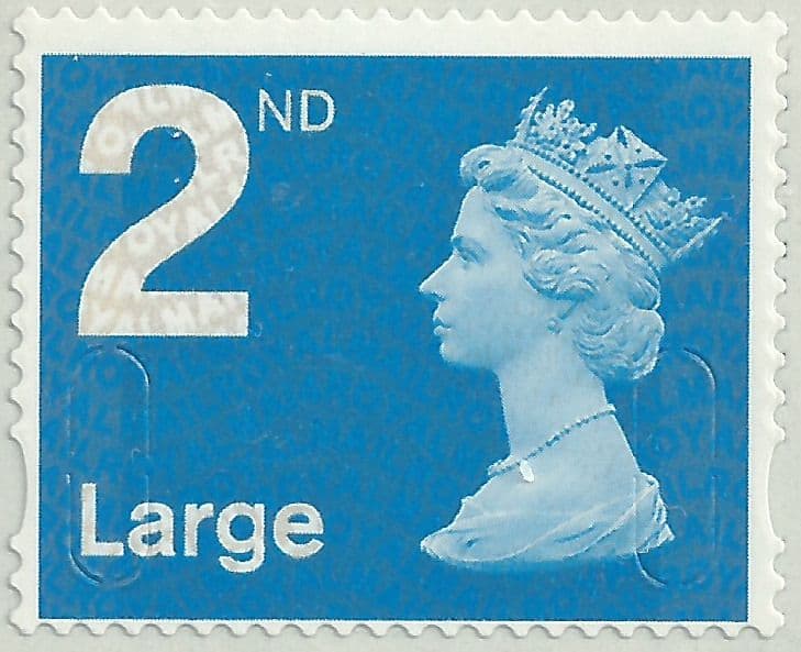 U3031 Security Machin Stamp 2nd Large Source Code B Date Code 14