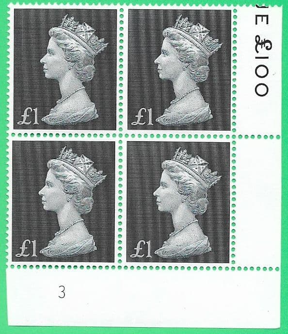 UC11 SG831bvar 1 Bluish Black Plate 3 Post Office Paper