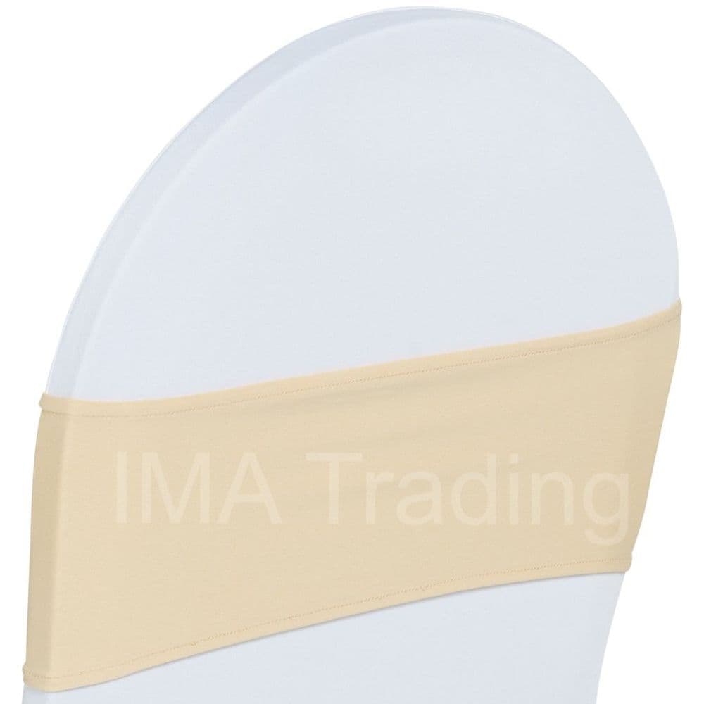 Champagne Plain Spandex Lycra Band