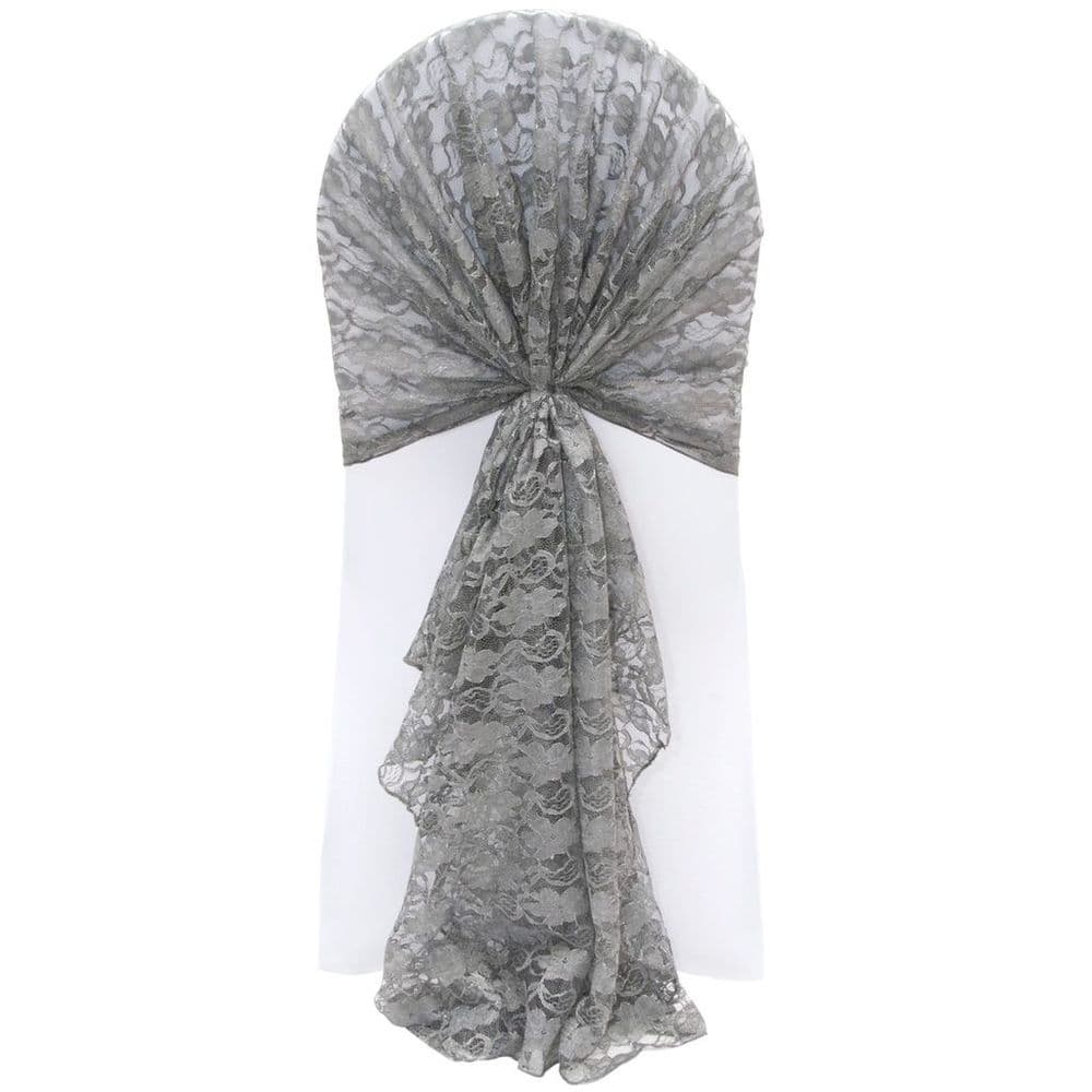 Buy Silver Lace Hood Online | Lace Hoods | IMA Trading