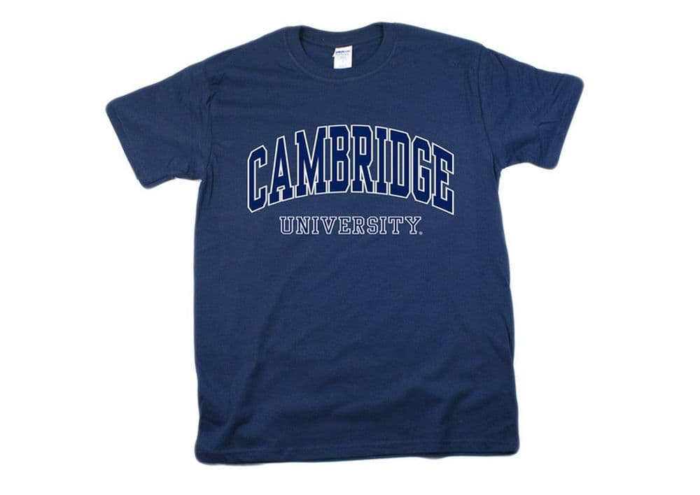 Cambridge University Cotton T-Shirt - Navy Official Merchandise