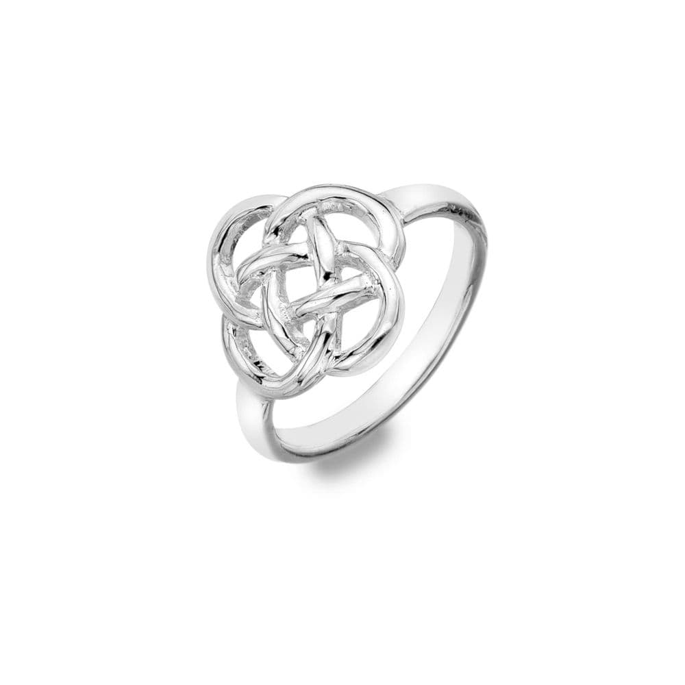 Celtic Knots Sterling Silver Ring – Handmade in Cornwall
