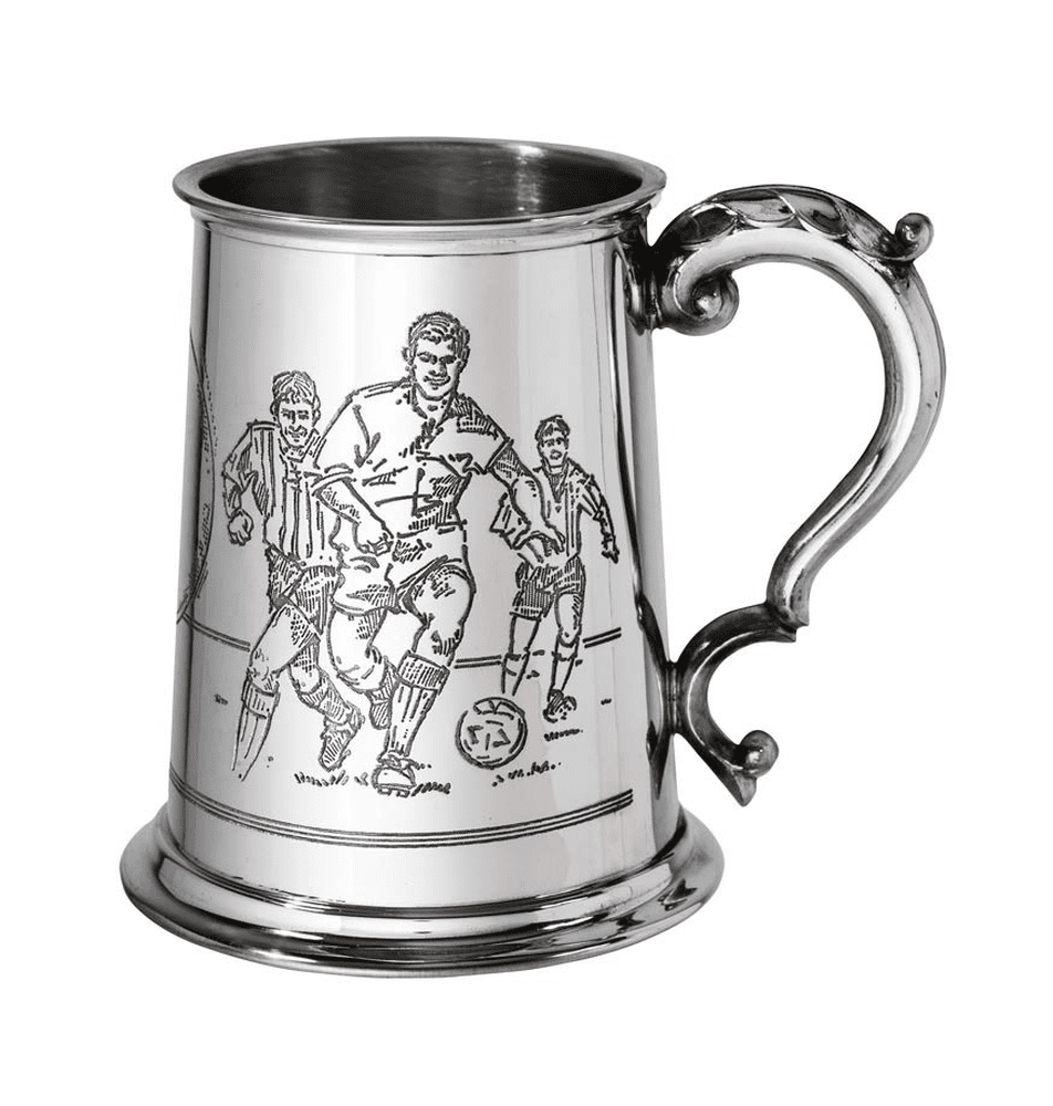 Football Scene Pewter Tankard – in the UK