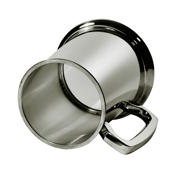 Pewter Tankard with Glass Base – Elegance