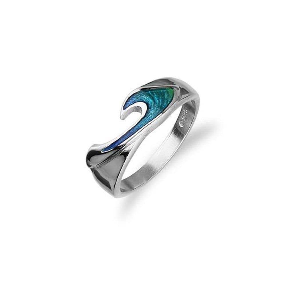 Ortak Sterling Silver Rhapsody Ring with Hot Glass Enamel