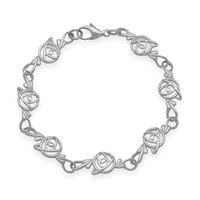 Sterling Silver Charles Rennie Mackintosh Bracelet | Handmade in Orkney ...