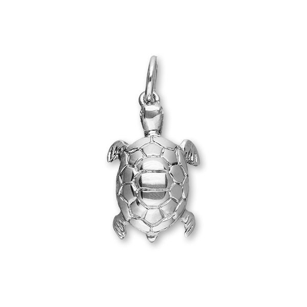 Sterling Silver Tortoise Charm | Traditional Wildlife Design | Handmade ...