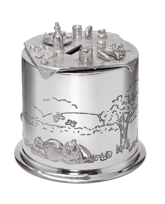 Pewter Money Box - Teddy Bears Picnic Design