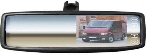 4 3& 34; CLIP ON MIRROR MONITOR