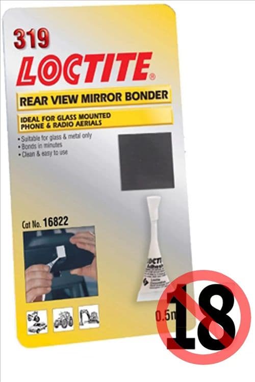 LOCTITE REAR VIEW MIRROR BOND