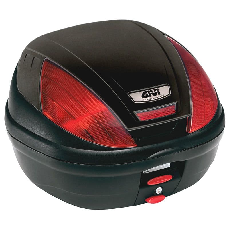 GIVI E370 Monolock Top Box Black Embossed 39 litre